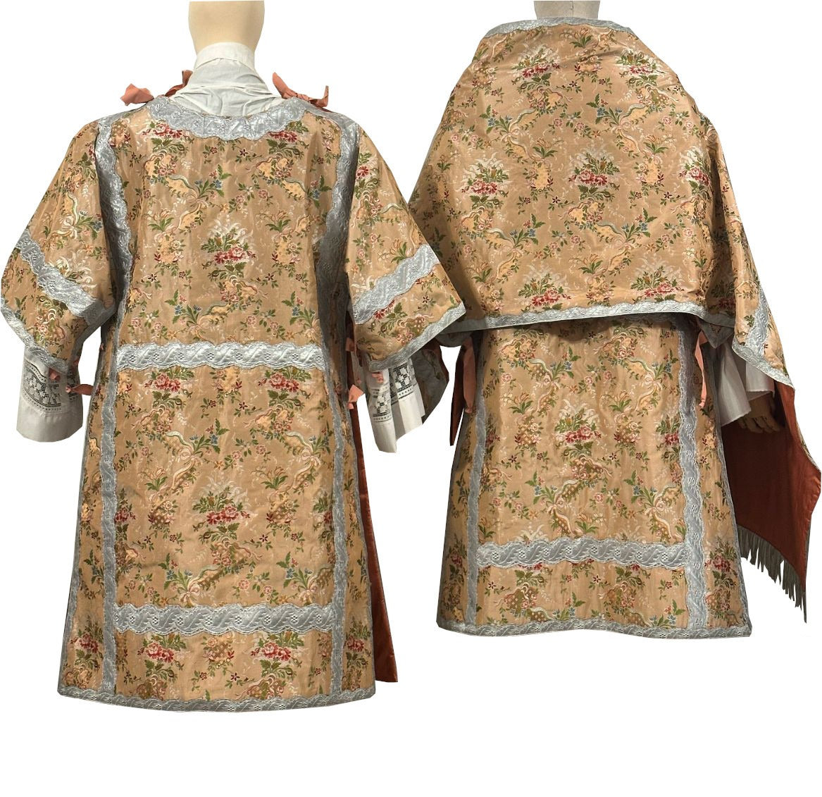 18th Century Rose Dalmatic and Tunicle with Humeral Veil – Sacra Domus ...